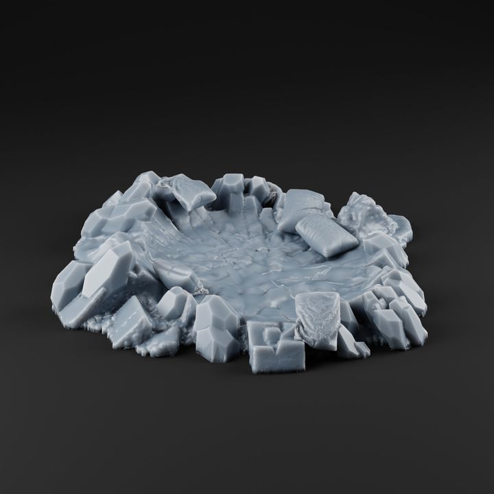 3D Printable Crater Pack – STL Files by Benjamin