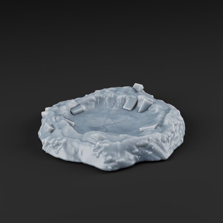 3D Printable Crater Pack – STL Files by Benjamin