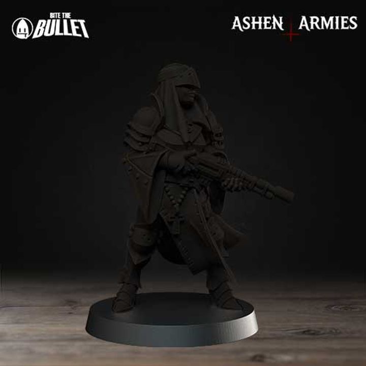 3D Printable Bullet Crusade | Sanctified Legion - Sniper Priest (Rifle ...