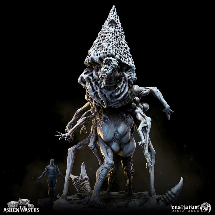 3D Printable Hollow Colossus | The Ashen Wastes by Bestiarum Miniatures