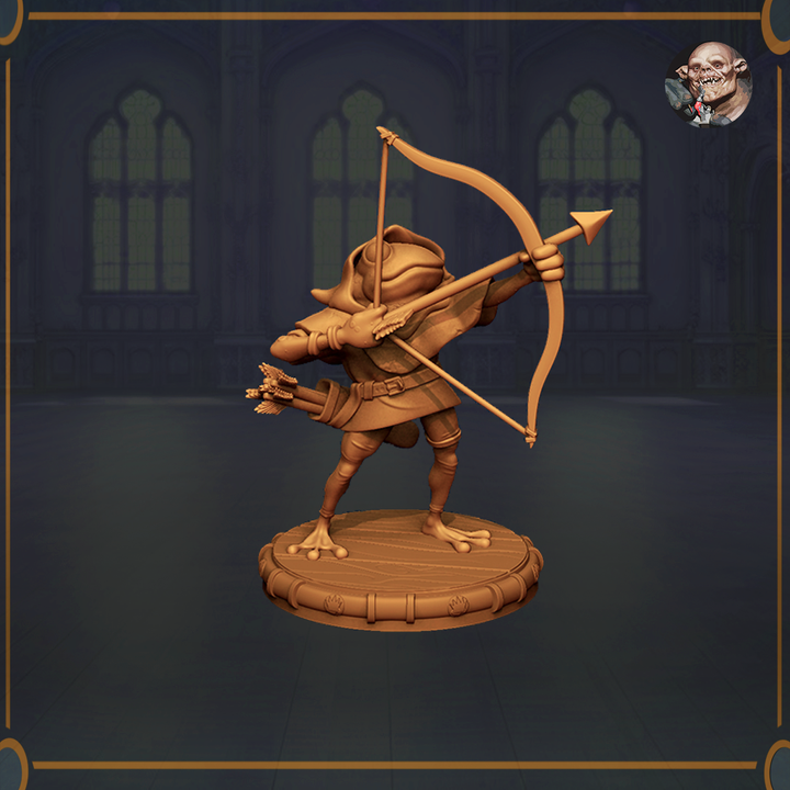 3D Printable Frog Archer by Artisan Troll