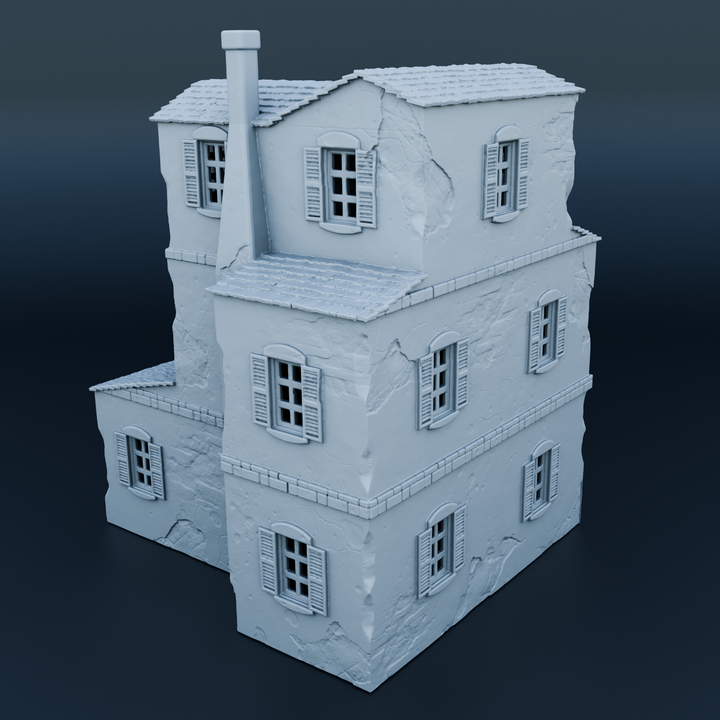 3D Printable Medieval house by Creator