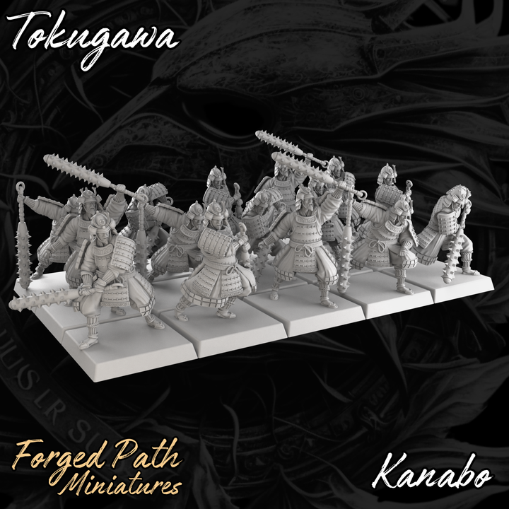 3D Printable Tokugawa – Japanese Samurai Kanabo Warriors (Spiked Club ...