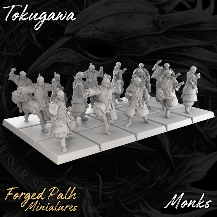 3D Printable Tokugawa – Japanese Bushido Monk Warriors (Unarmed Combat ...