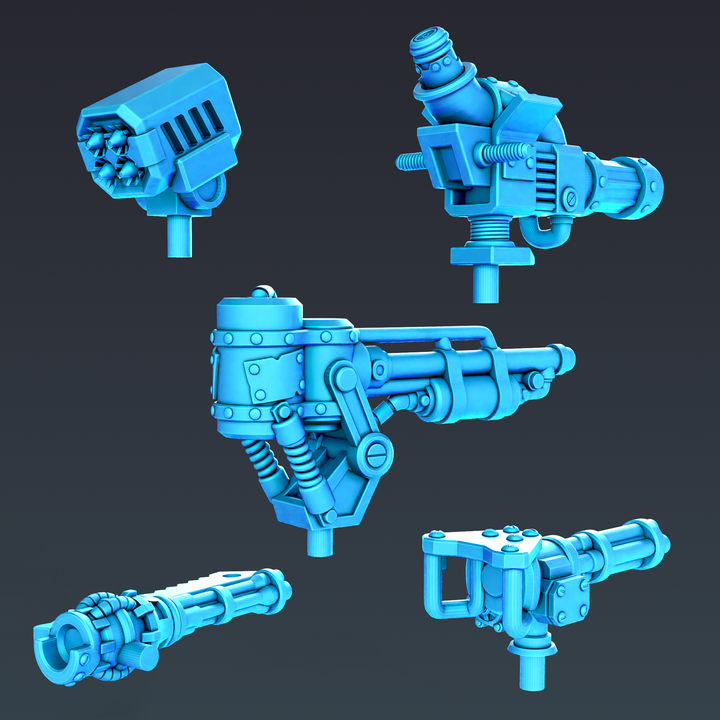 3D Printable Wasteland Gun Kitbash by Kalashnikov 3D