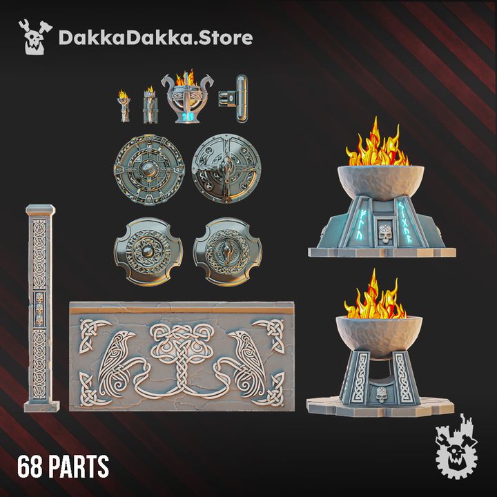 3D Printable Stormpride Temple (COMPLETE EDITION) by dakkadakka.store