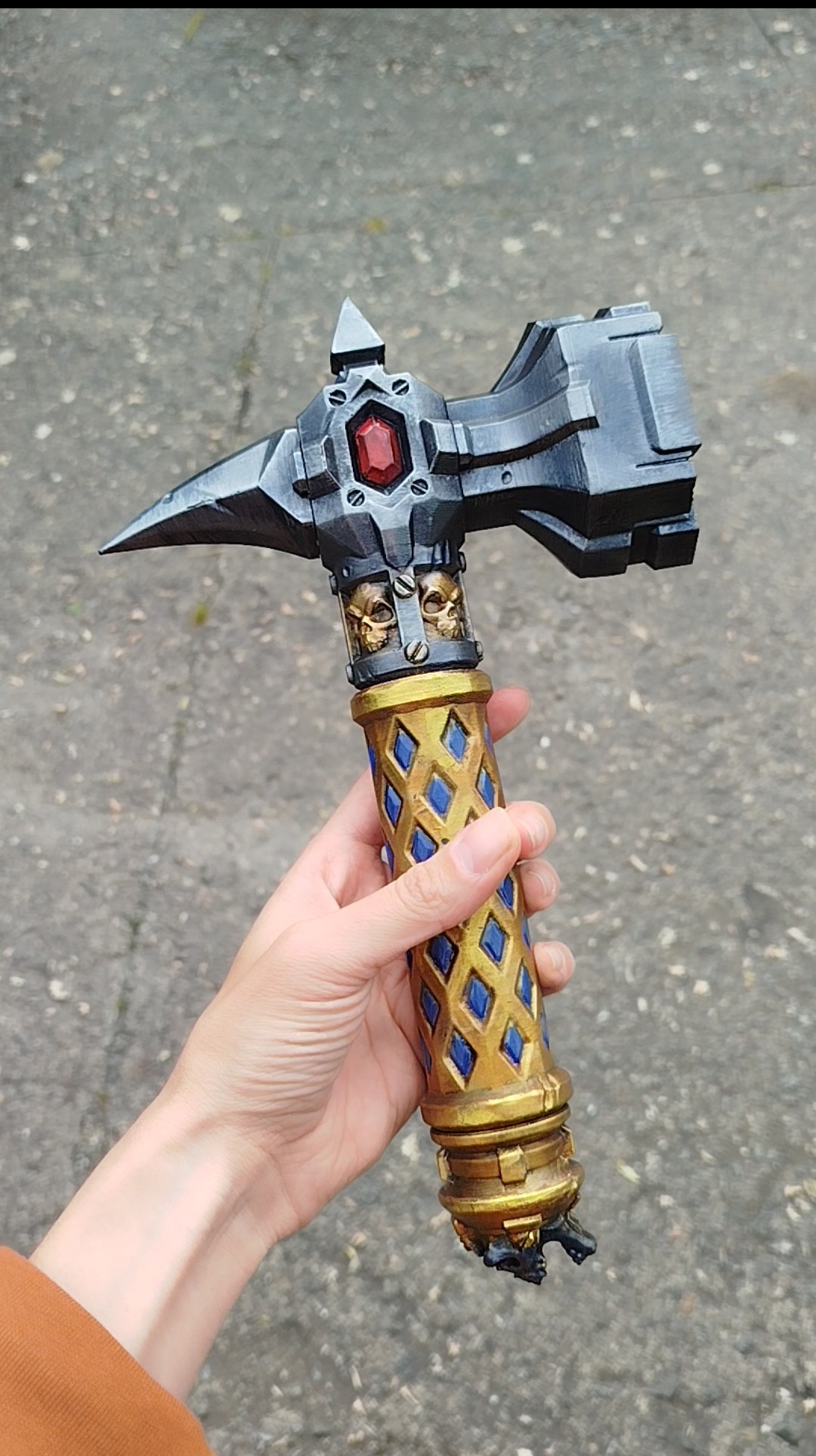 3D Printable FREE- "Vow-Forger" Blacksmith's Hammer, Full Scale Cosplay ...