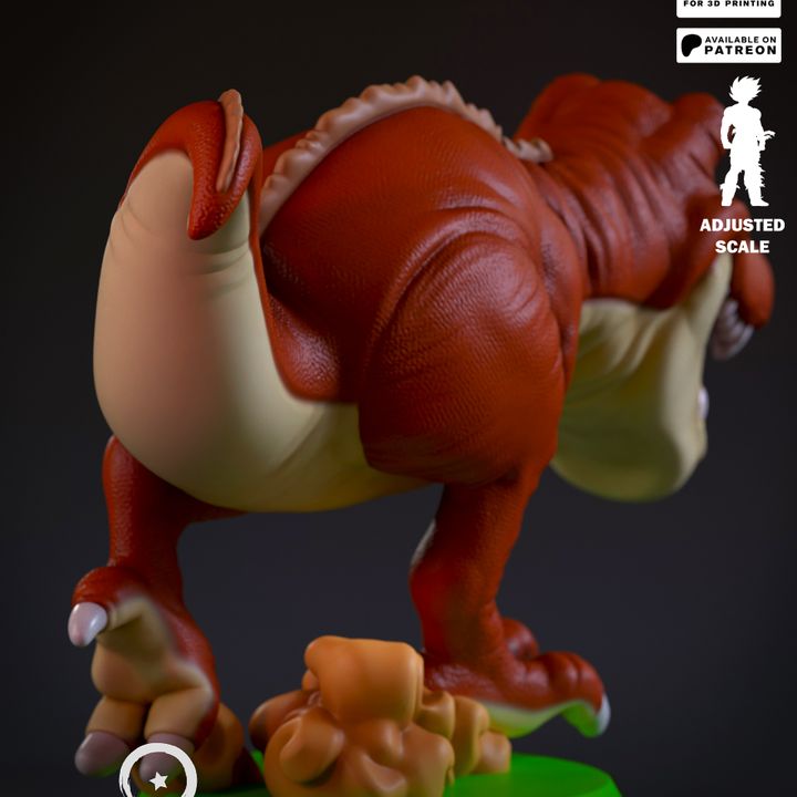 3D Printable REX CHIBI by Lucas Perez