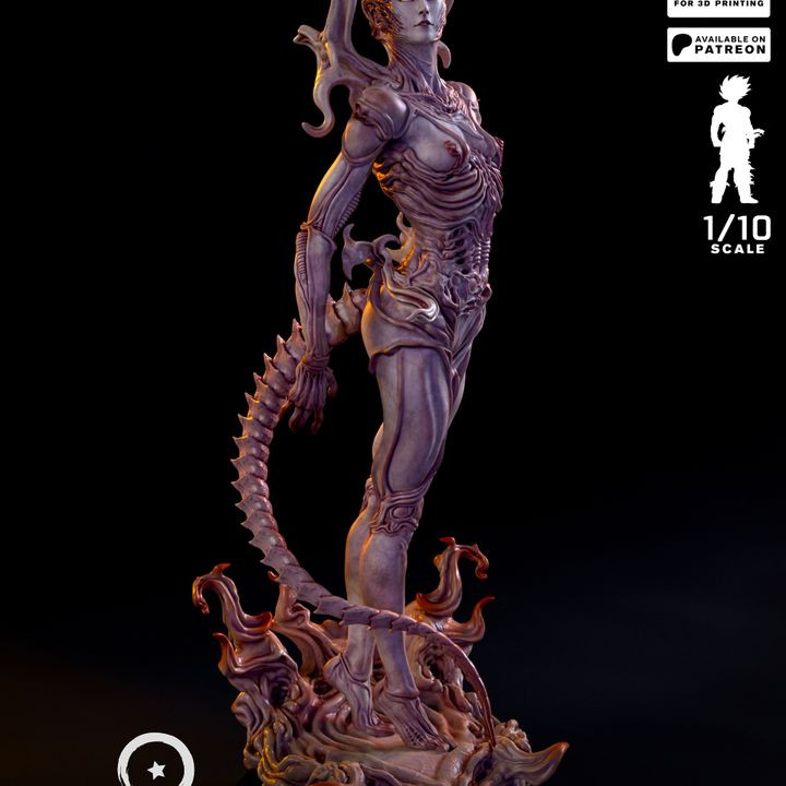 3D Printable SHIARA DARK BEAUTY by Lucas Perez