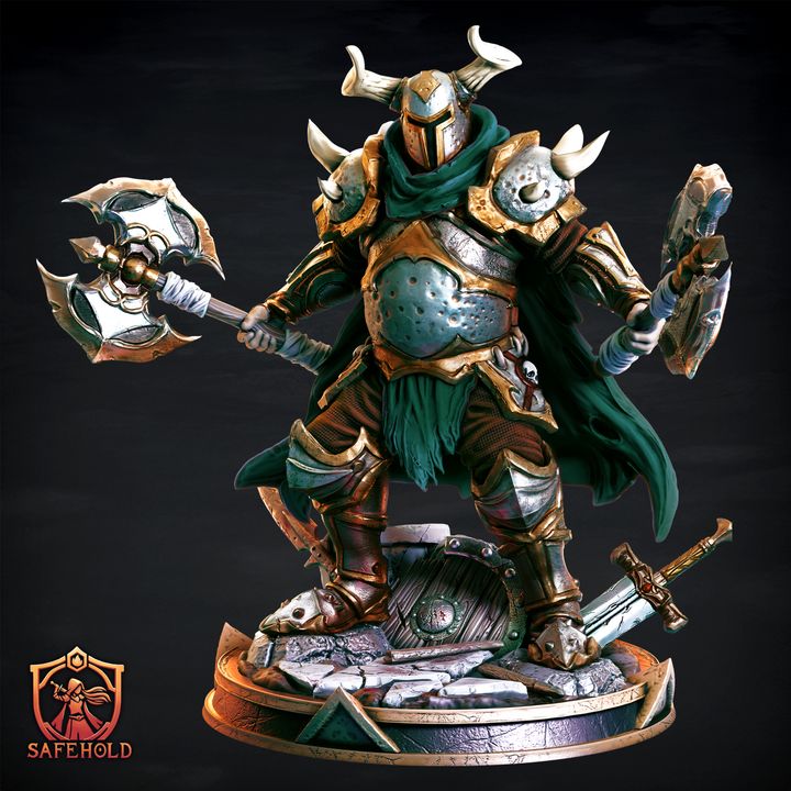 3D Printable Void Knight Set 32mm by Safehold