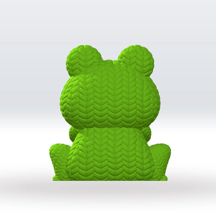 3D Printable Knitted Forg 3D Model STL file by FNFLab