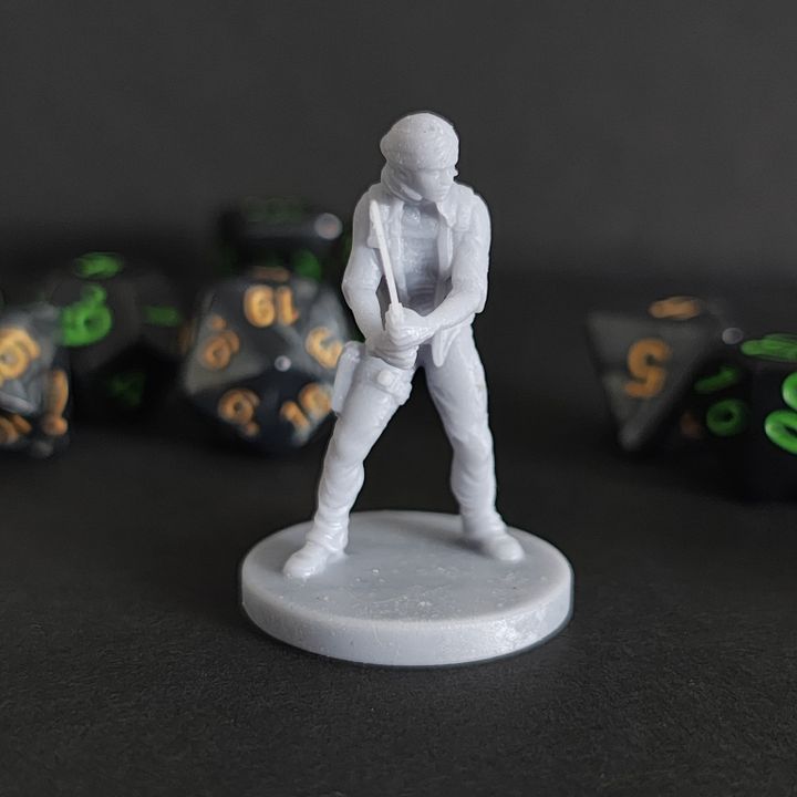 3D Printable post apocalypse survivor with knife and backpack TLOU THE ...
