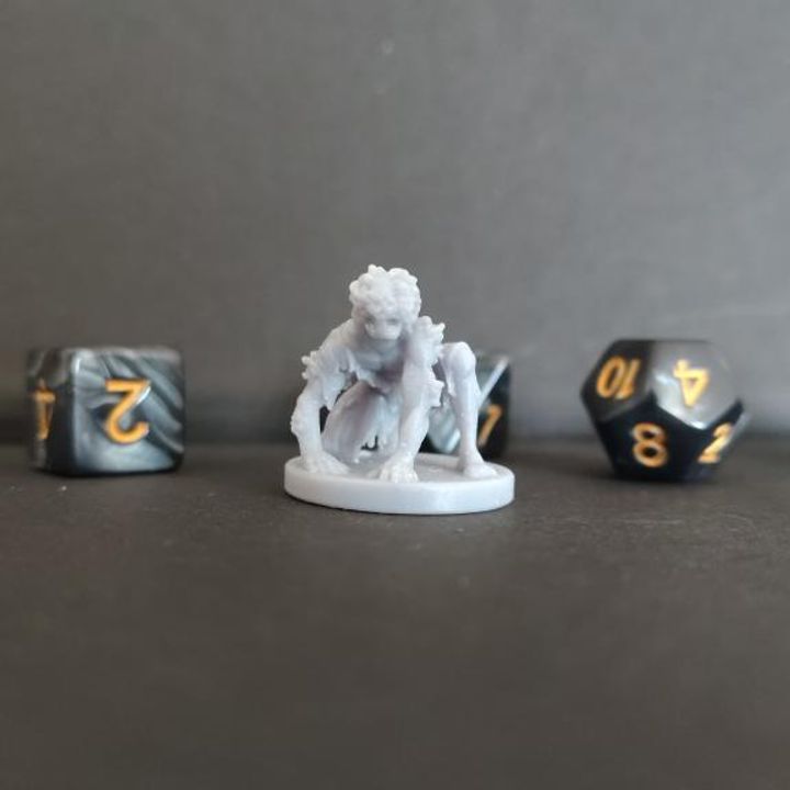 3D Printable Infected Female Fungus MONSTER ZOMBIE CLICKER DND by ...