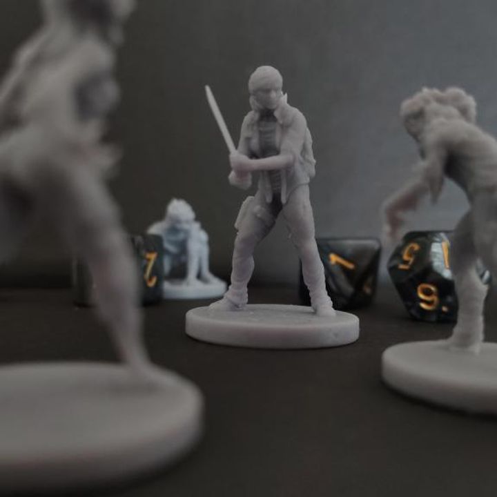 3D Printable Infected Female Fungus MONSTER ZOMBIE CLICKER DND by ...