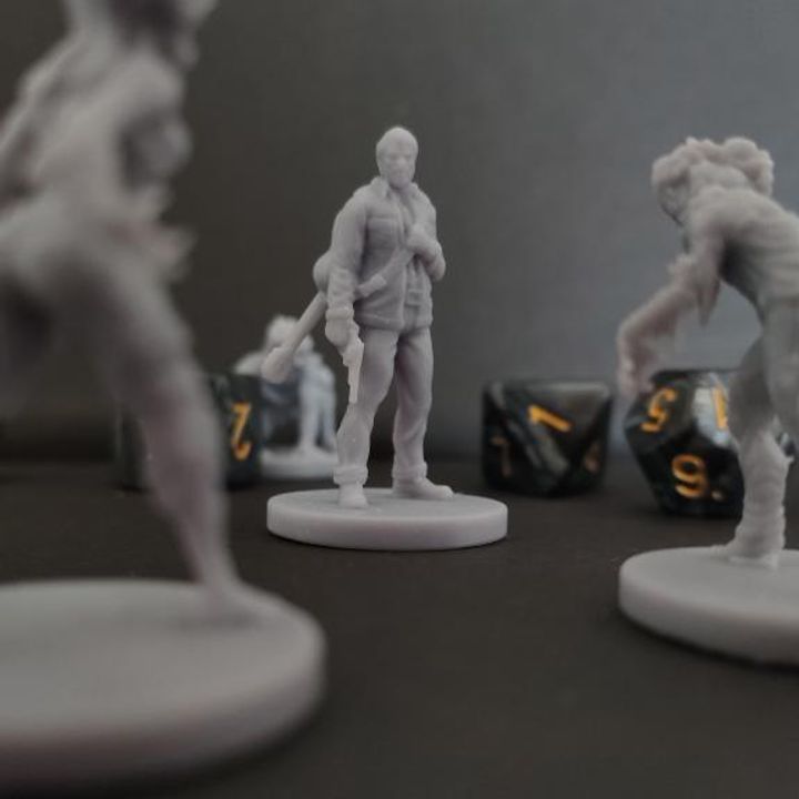 3D Printable Infected Female Fungus MONSTER ZOMBIE CLICKER DND by ...