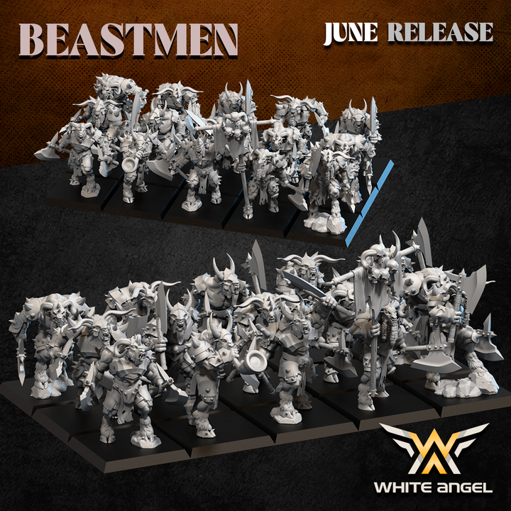 3D Printable HEAVY BEAST WARRIOR - BEASTMEN (JUNE 2025 RELEASE) by ...