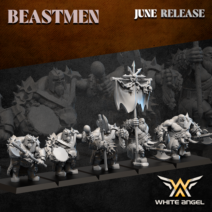 3D Printable INFERNAL OGRE - BEASTMEN (JUNE 2025 RELEASE) by WHITE ...