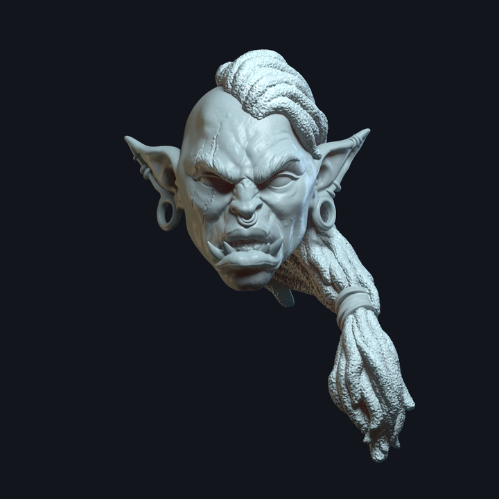 3D Printable Orc v2 by diego