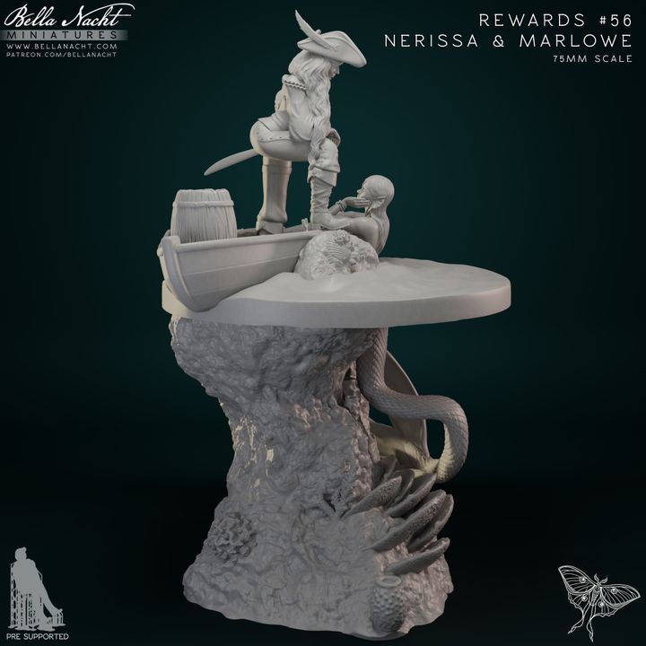 3D Printable Rewards #56 | Marlowe & Nerissa by Bella Nacht Minis