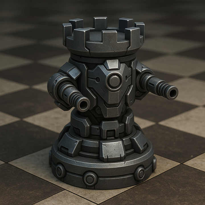 3D Printable Robotic Rook by Alexandre Dias