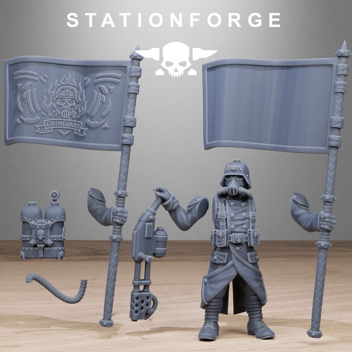 3D Printable GrimGuard Flamers by Station Forge