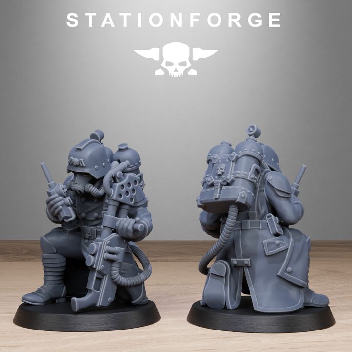 3D Printable GrimGuard Flamers by Station Forge