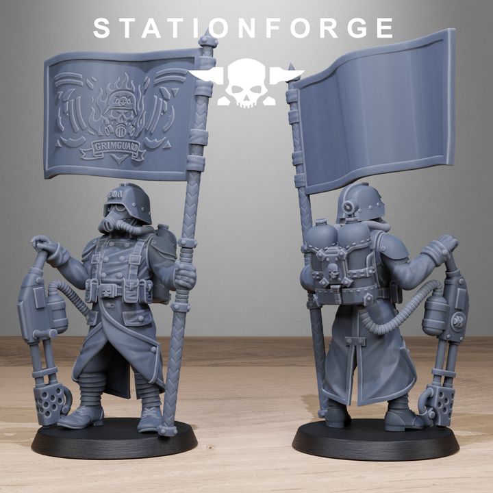 3D Printable GrimGuard Flamers by Station Forge