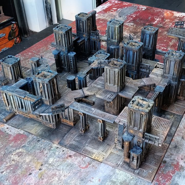 3D Printable COMMERCIAL LISCENCE Industrial Underhive 2.0 Gothic ...