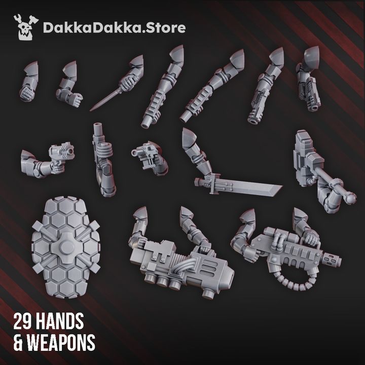 3D Printable Doomsday Lab Killers (build-kit) by dakkadakka.store
