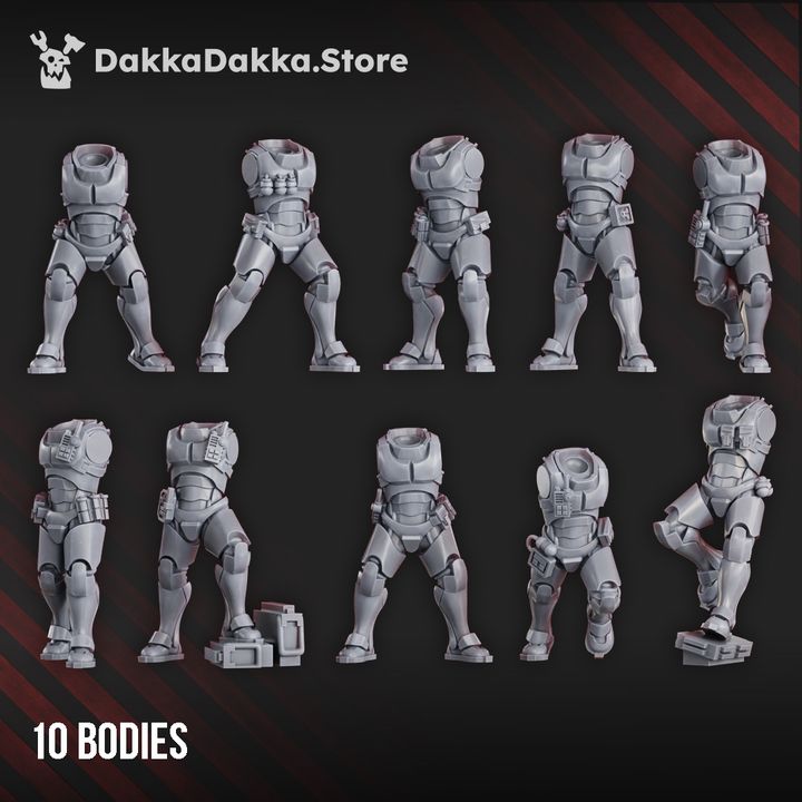 3D Printable Doomsday Lab Killers (build-kit) by dakkadakka.store
