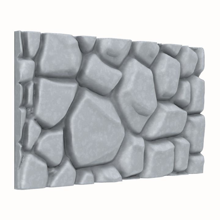 3D Printable Stone wall 176 by 1xMerch