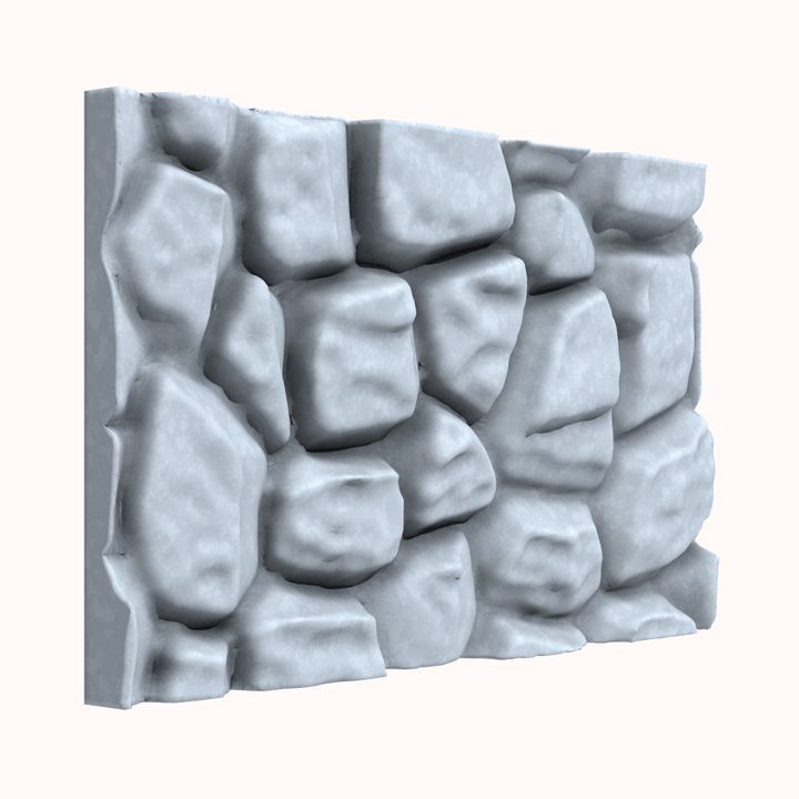 3D Printable Stone wall 178 by 1xMerch