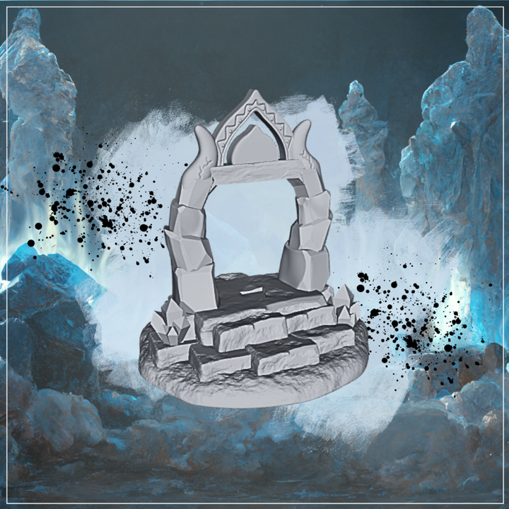 3D Printable Magical Portal by Galandir's Pit & Cie