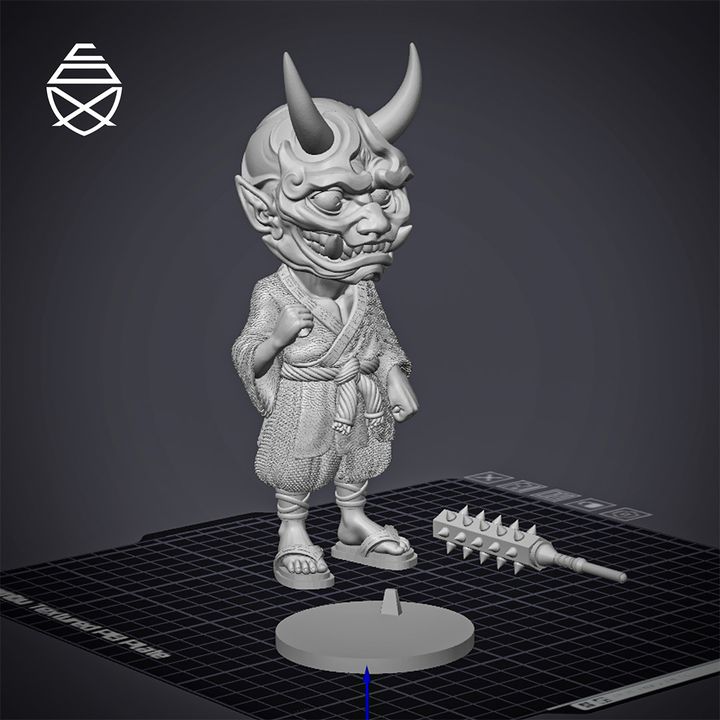 3D Printable Oni chibi by PipeCox