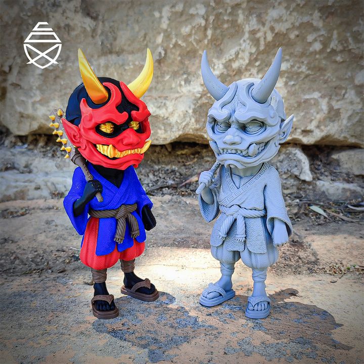 3D Printable Oni chibi by PipeCox