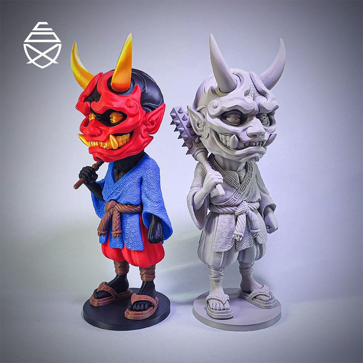 3D Printable Oni chibi by PipeCox