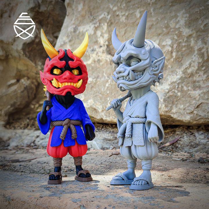 3D Printable Oni chibi by PipeCox