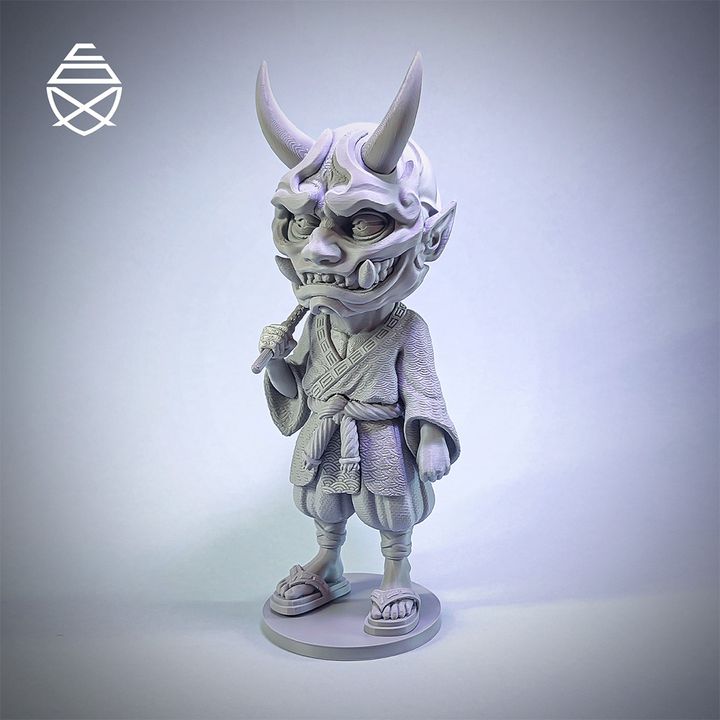 3D Printable Oni chibi by PipeCox