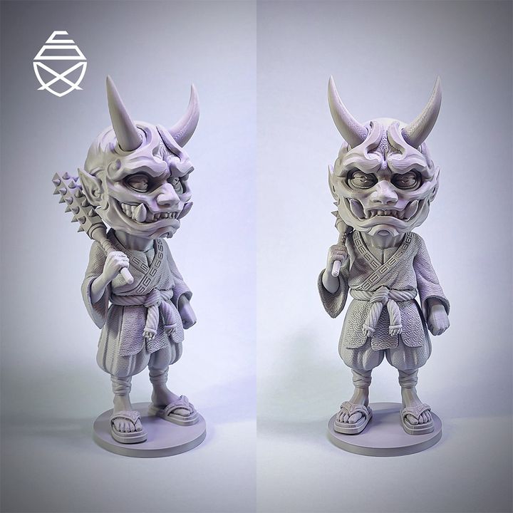 3D Printable Oni chibi by PipeCox