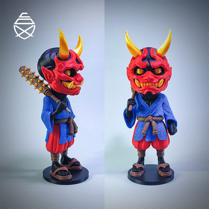 3D Printable Oni chibi by PipeCox
