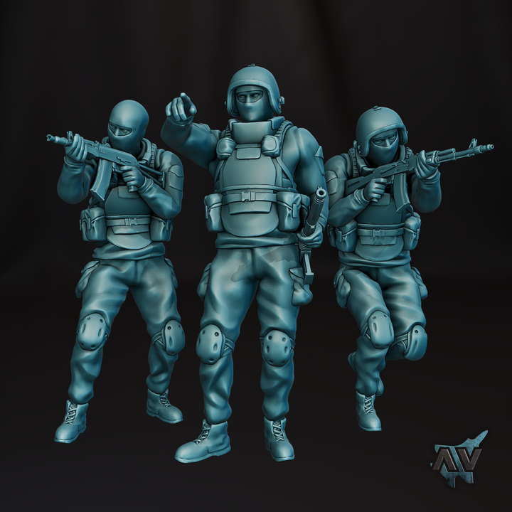 3D Printable Russian Modern Infantry Pack 2 by AV Military