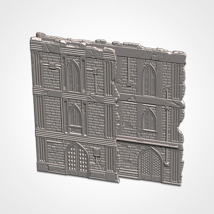 3D Printable WTC FOLDABLE CATHEDRAL SET by Txarli Factory