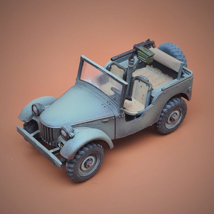 3D Printable Bantam Blitz Buggy (Ford GP) (KNIL+US, WW2) by Wargame3d