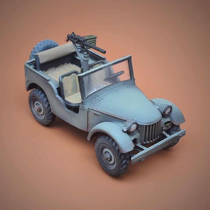3D Printable Bantam Blitz Buggy (Ford GP) (KNIL+US, WW2) by Wargame3d