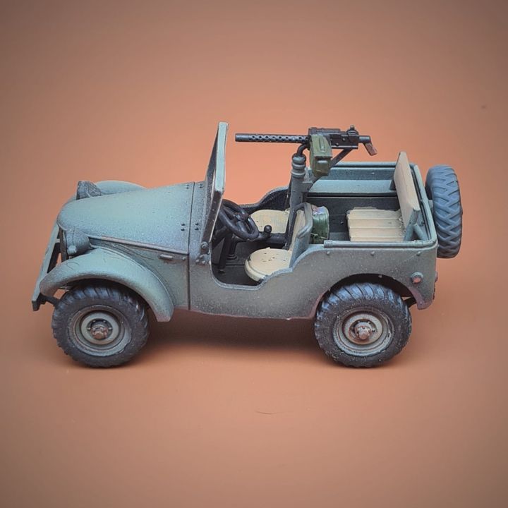 3D Printable Bantam Blitz Buggy (Ford GP) (KNIL+US, WW2) by Wargame3d