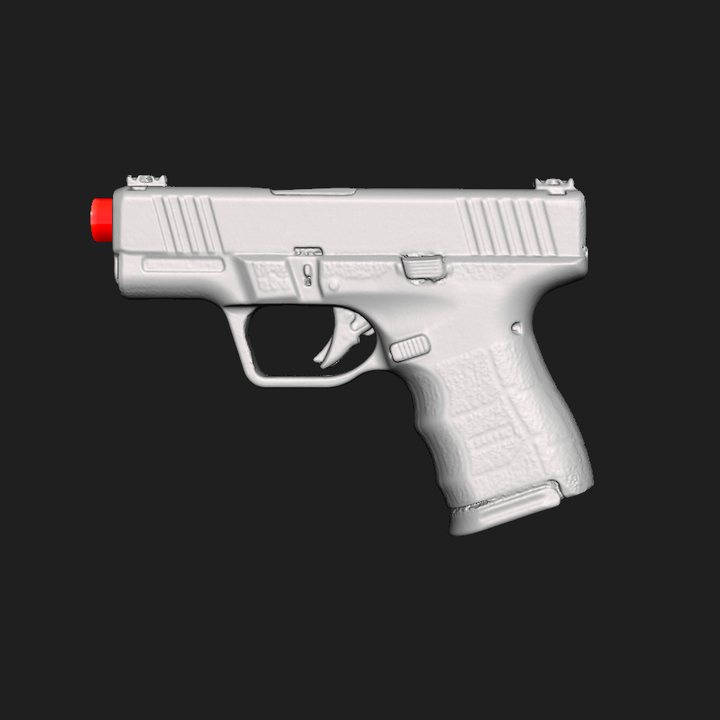 3D Printable Sarsılmaz Sar9C Prop Real Size Scan 3D Gun Mold by 3dArmoryLab