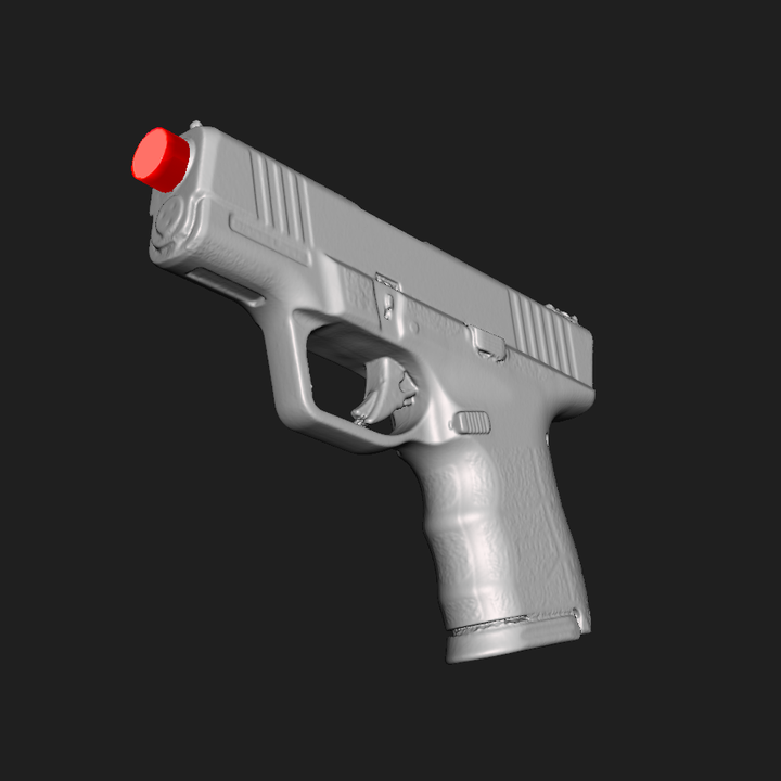 3D Printable Sarsılmaz Sar9C Prop Real Size Scan 3D Gun Mold by 3dArmoryLab