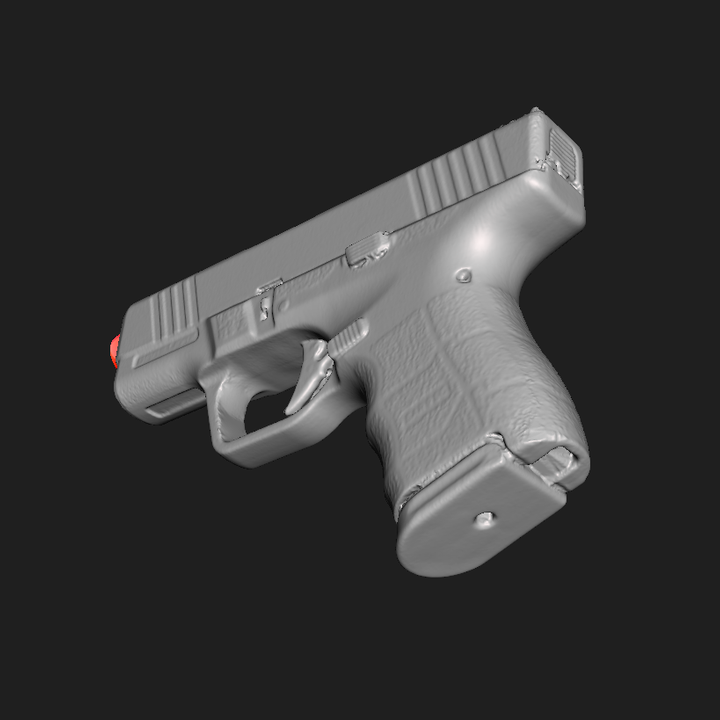 3D Printable Sarsılmaz Sar9C Prop Real Size Scan 3D Gun Mold by 3dArmoryLab