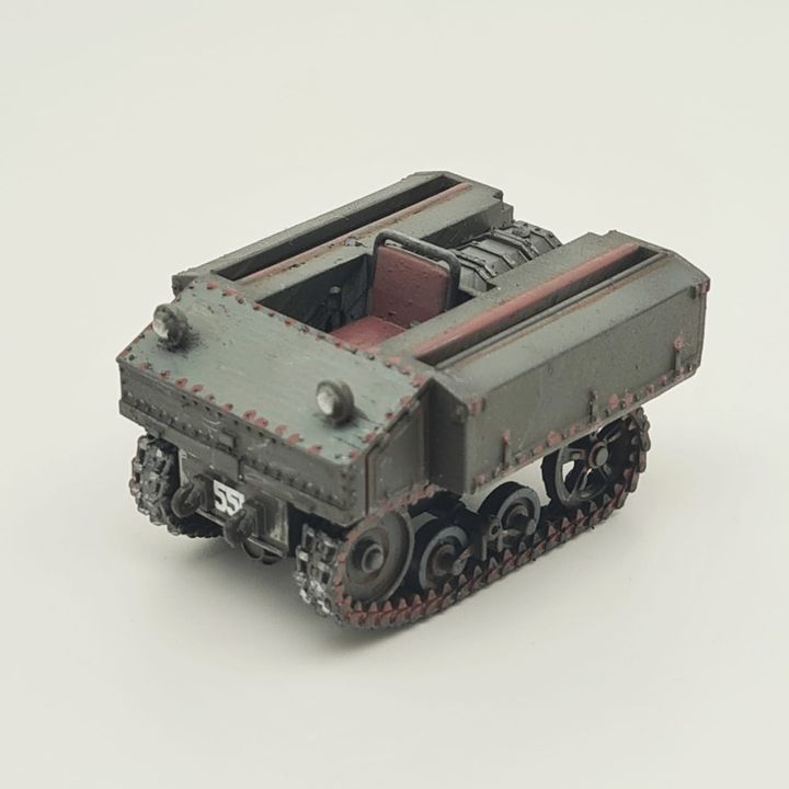3D Printable Vickers Utility Tractor VLC (Dutch version, KNIL, Interwar ...