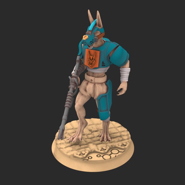 3D Printable Ta-Khefet – Geb | Laser Rifles – Modular Greanan Infantry ...